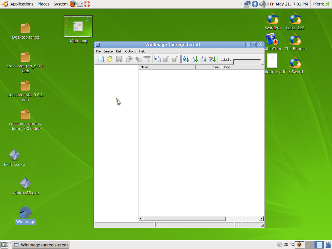 Media for WinImage | CodeWeavers