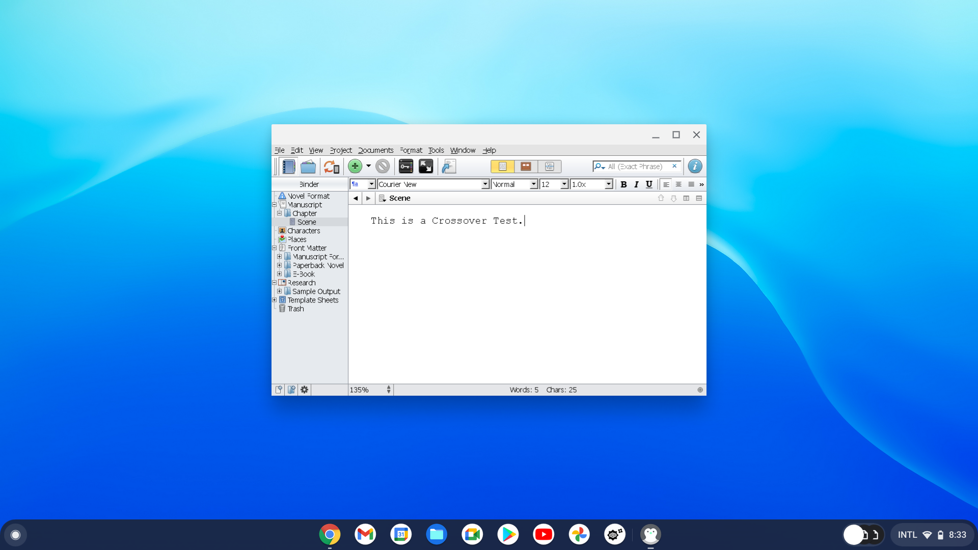 Scrivener | Compatibility Database | CodeWeavers