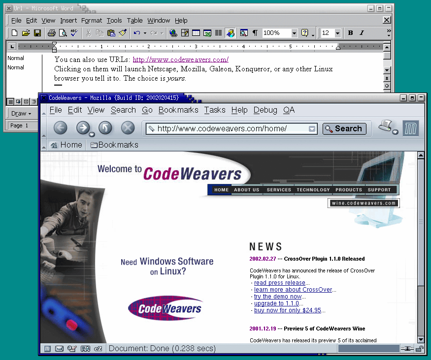 Microsoft Word 2000 | What Runs | CodeWeavers
