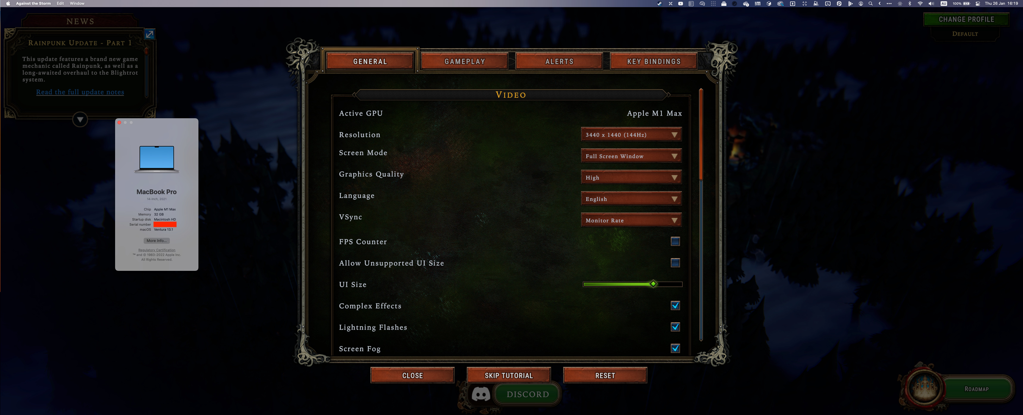 Against the Storm | Compatibility Database | CodeWeavers