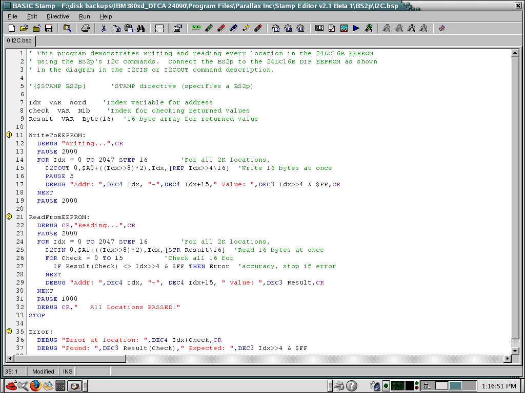 Basic Stamp Editor | What Runs | CodeWeavers