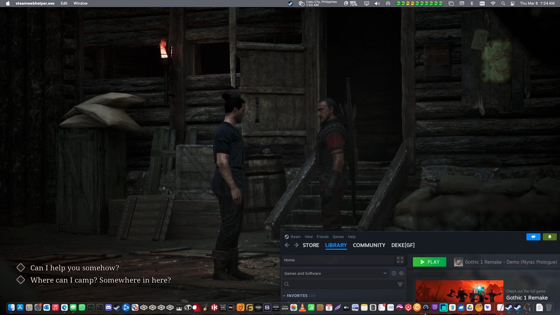 Will Gothic 1 Remake - Demo (Nyras Prologue) run on Mac or Linux ...