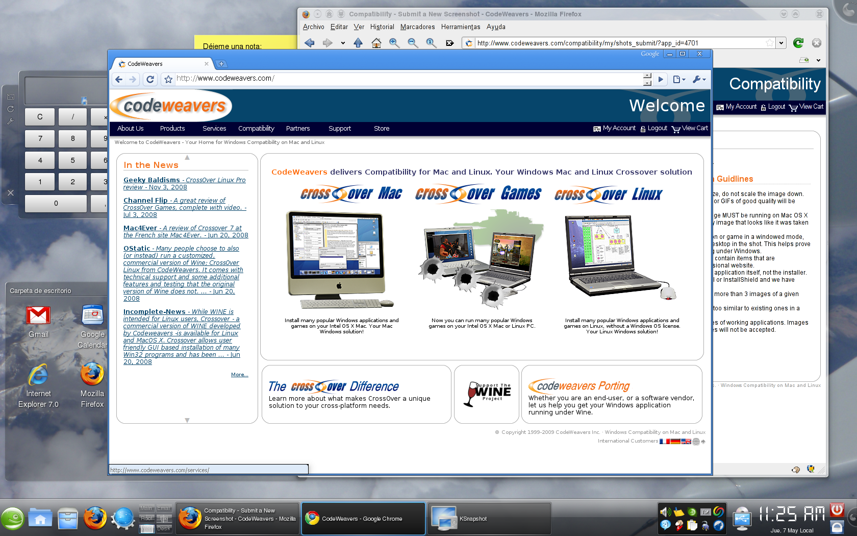 Will Google Chrome 1.x run on Mac or Linux? | CodeWeavers