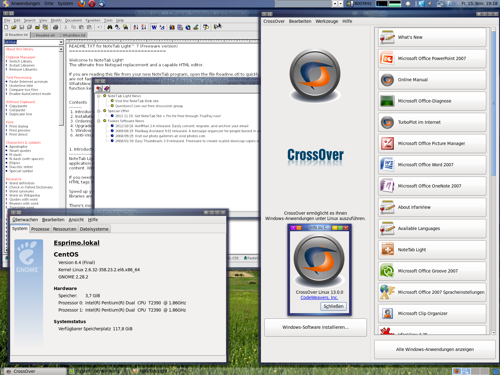 Note Tab Light | Compatibility Database | CodeWeavers