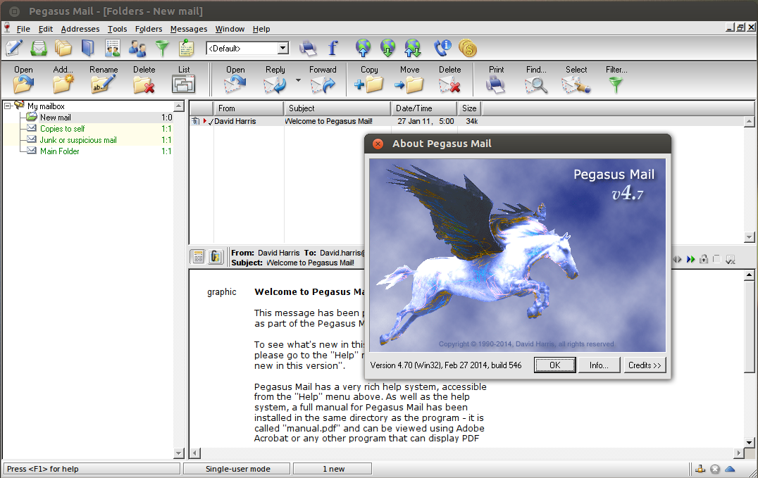 Will Pegasus Mail run on Mac or Linux? | CodeWeavers