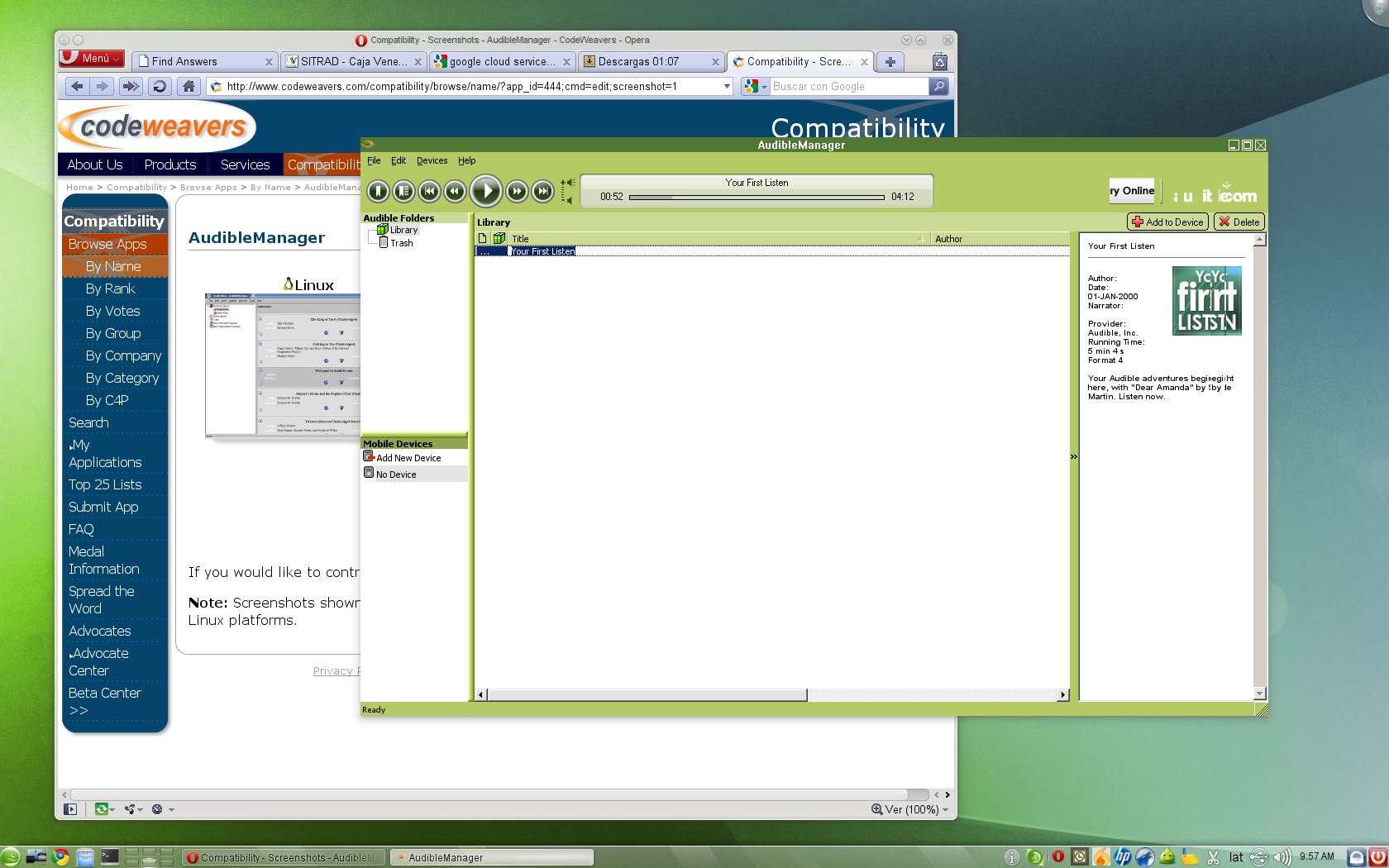 Will AudibleManager run on Mac or Linux? | CodeWeavers