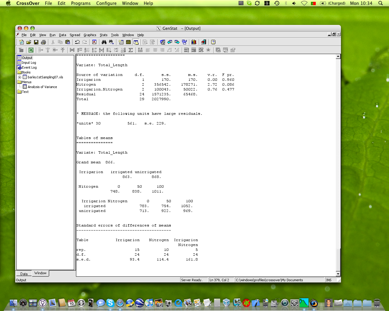 Will GenStat run on Mac or Linux? | CodeWeavers