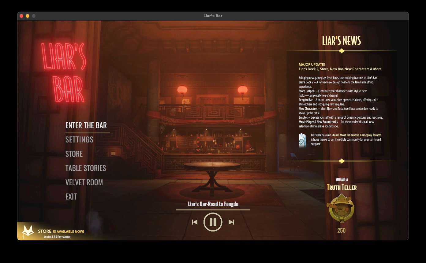 Will Liar's Bar run on Mac or Linux? | CodeWeavers