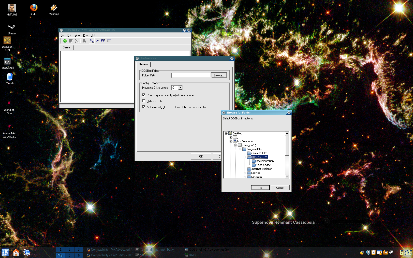 Will DOSShell run on Mac or Linux? | CodeWeavers