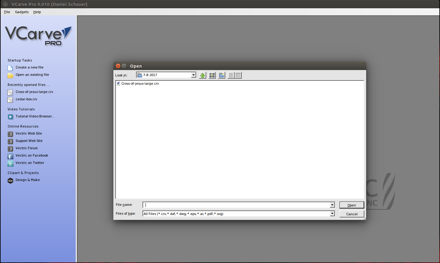 Media for VCarve Pro | CodeWeavers