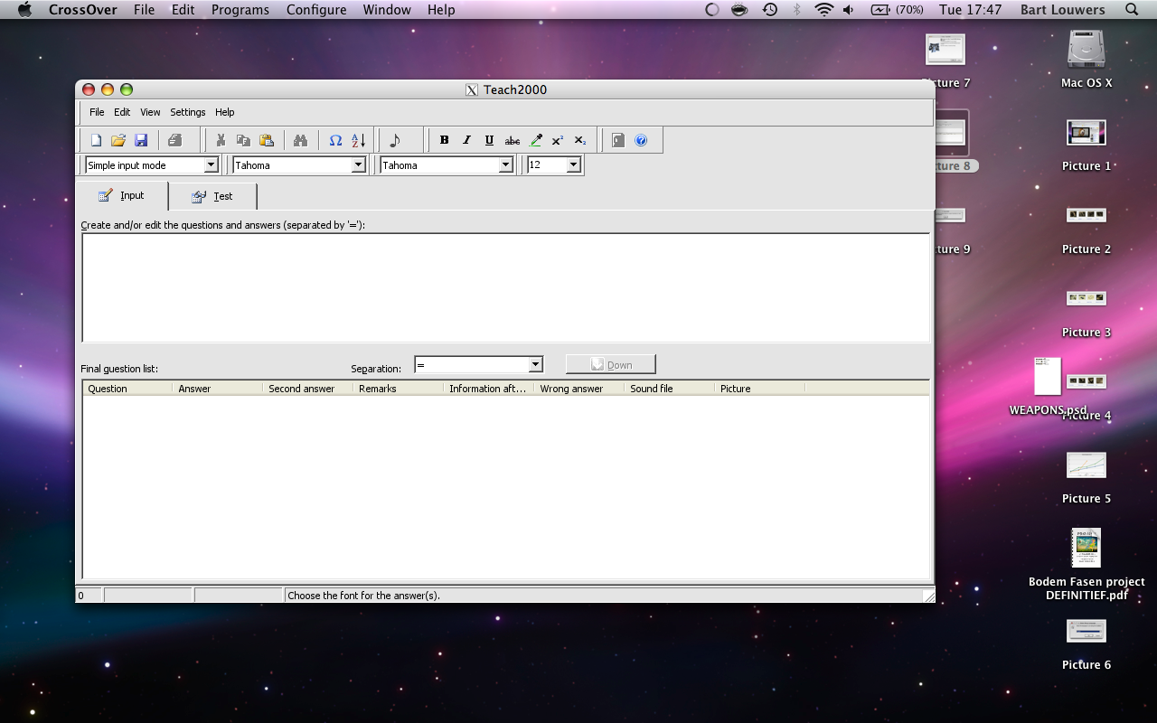 Will Teach2000 run on Mac or Linux? | CodeWeavers