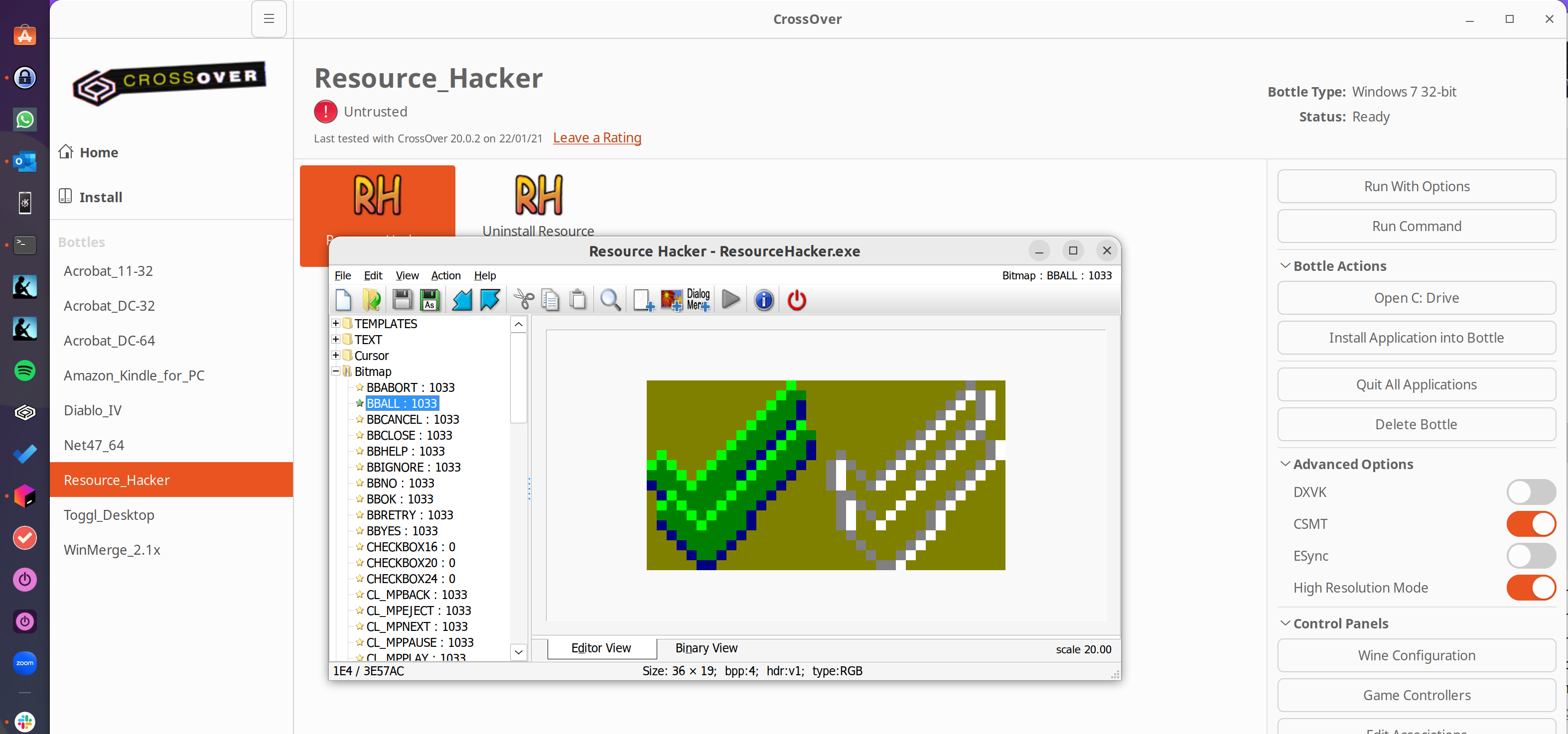 Media for Resource Hacker | CodeWeavers