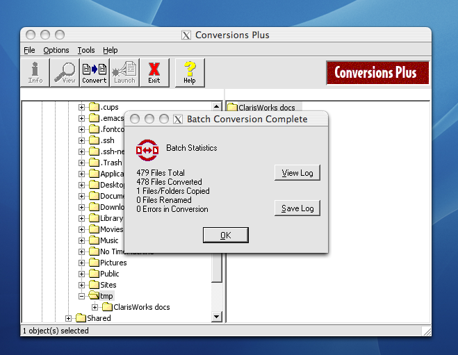 Will Conversions Plus 6.05 run on Mac or Linux? | CodeWeavers