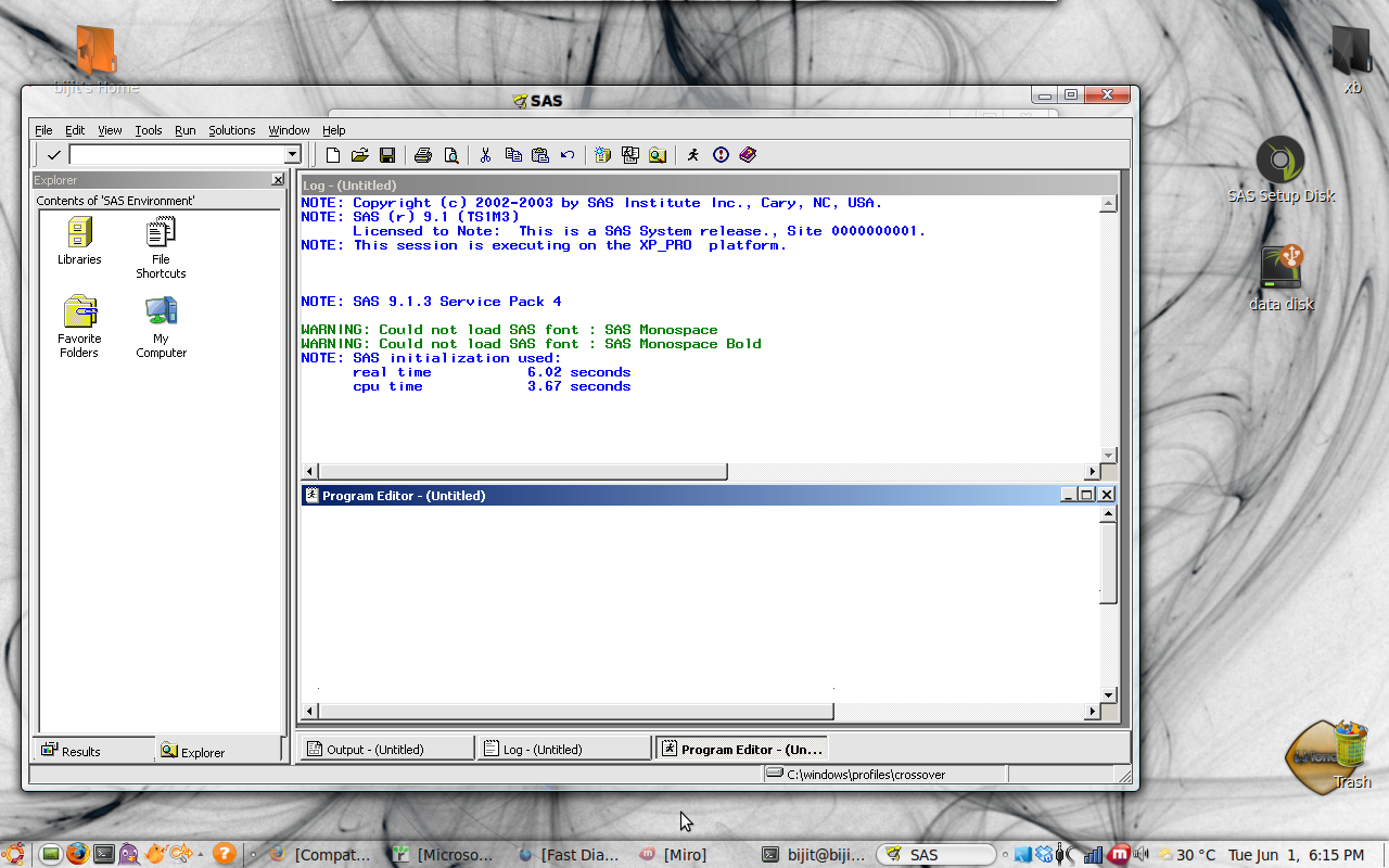 Media for SAS System for Statistics | CodeWeavers