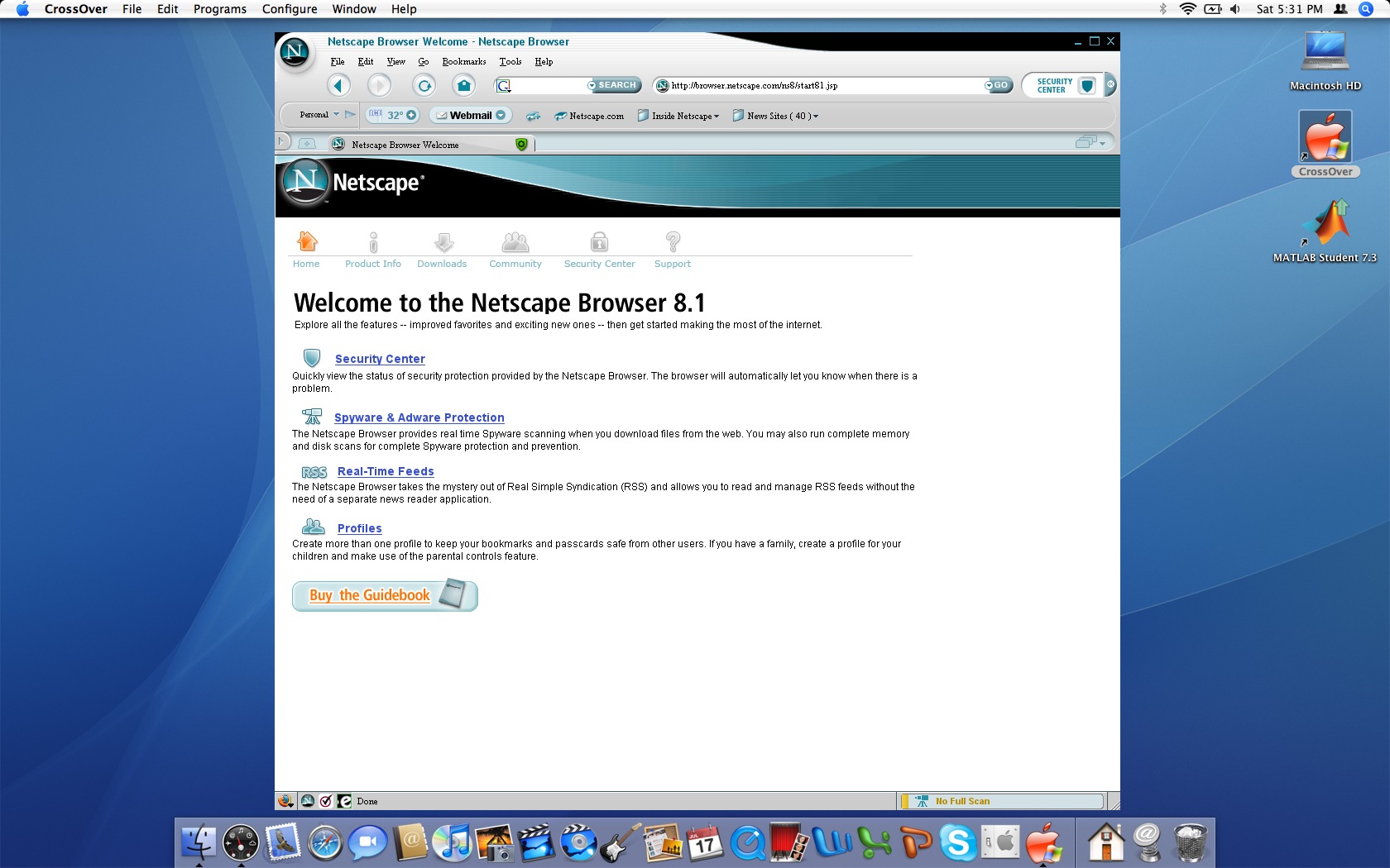 Netscape 8.0 | What Runs | CodeWeavers