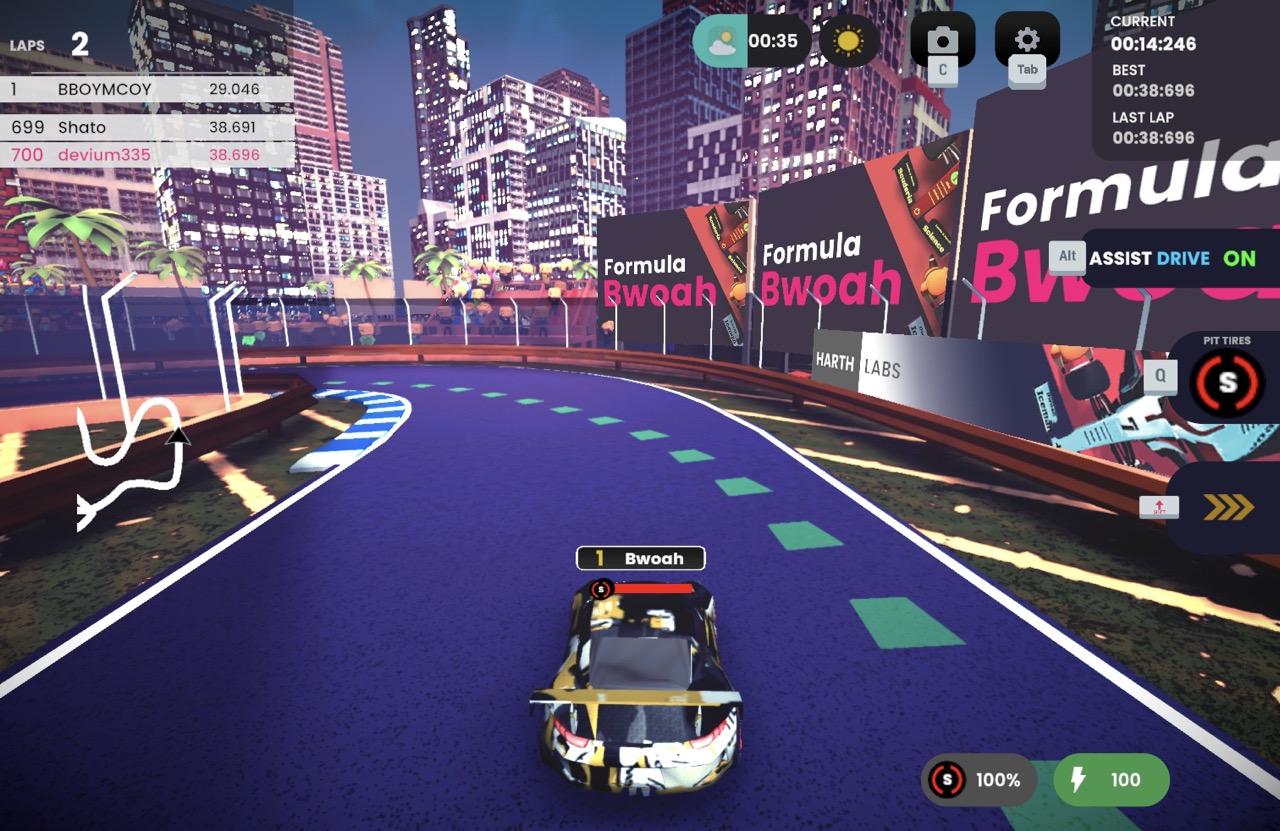 Will Formula Bwoah: Online Multiplayer Racing run on Mac or Linux ...