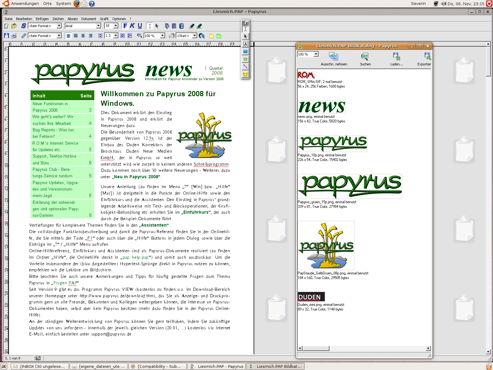 Papyrus 2008 | Compatibility Database | CodeWeavers