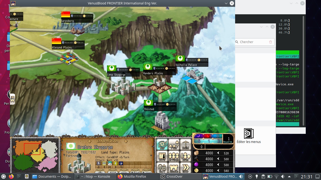 Will VenusBlood FRONTIER International run on Mac or Linux? | CodeWeavers