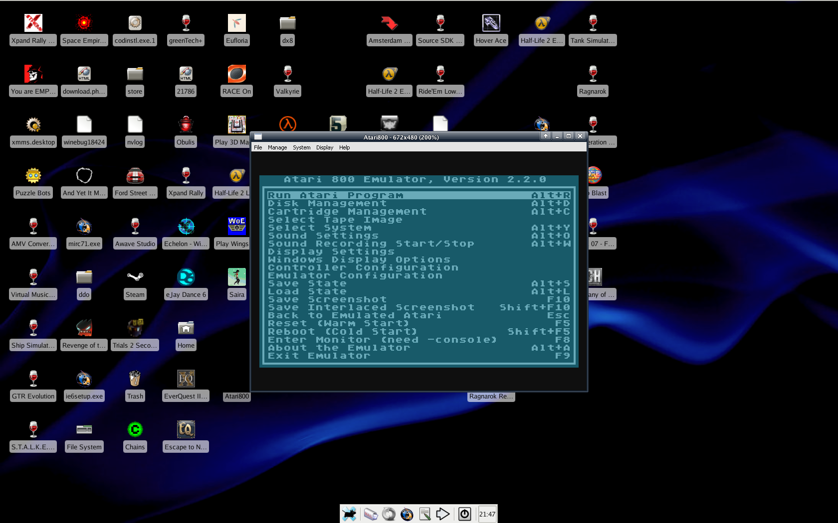 Will Atari800 run on Mac or Linux? | CodeWeavers