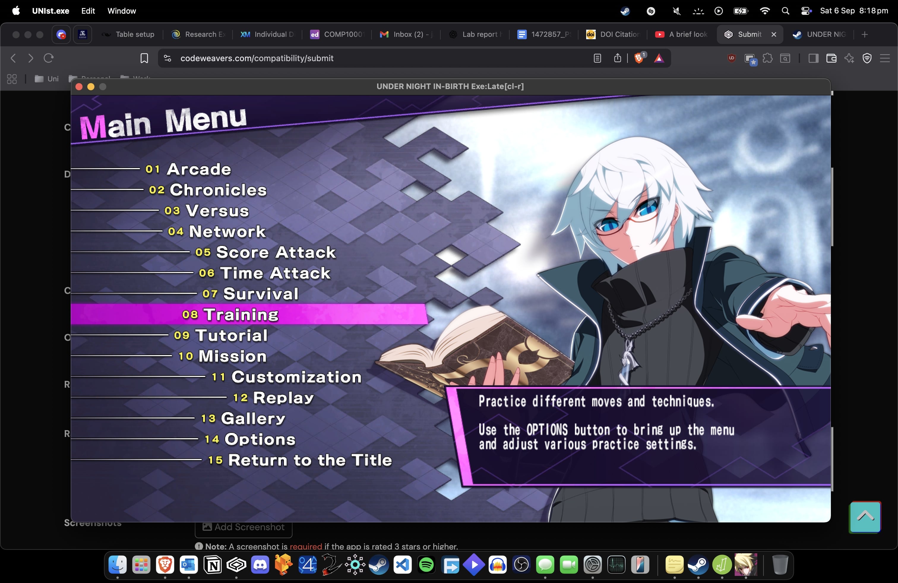 Media for UNDER NIGHT IN-BIRTH Exe:Late[cl-r] | CodeWeavers