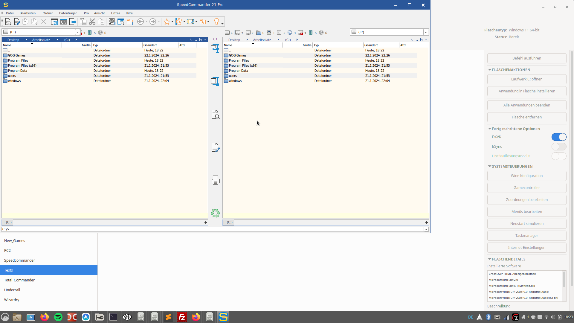Will Speedcommander 21 run on Mac or Linux? | CodeWeavers