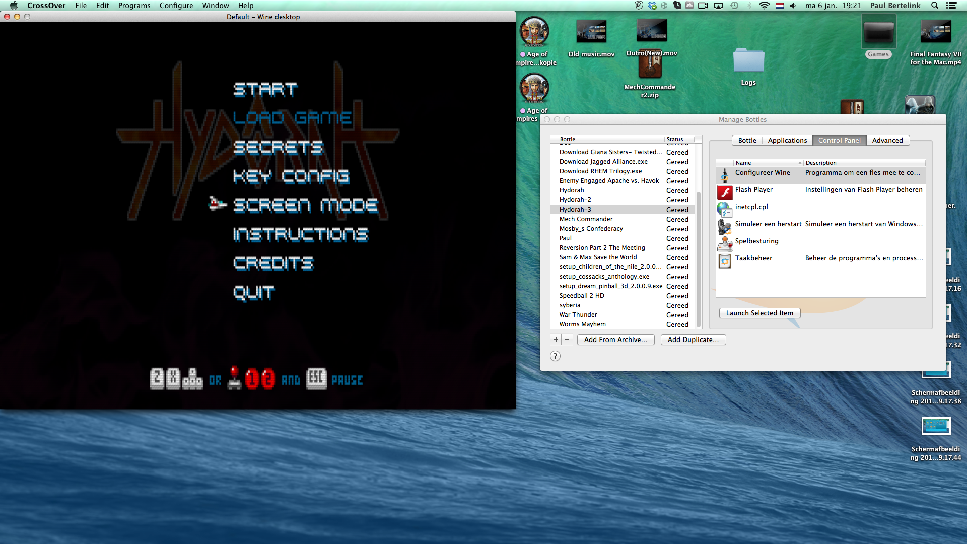 Will Hydorah run on Mac or Linux? | CodeWeavers