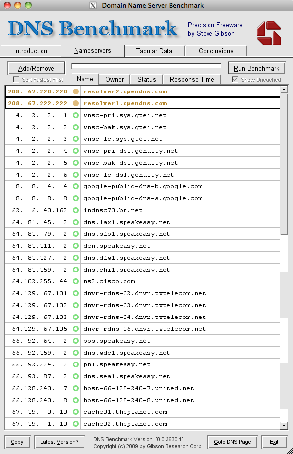 Media for DNS Benchmark | CodeWeavers