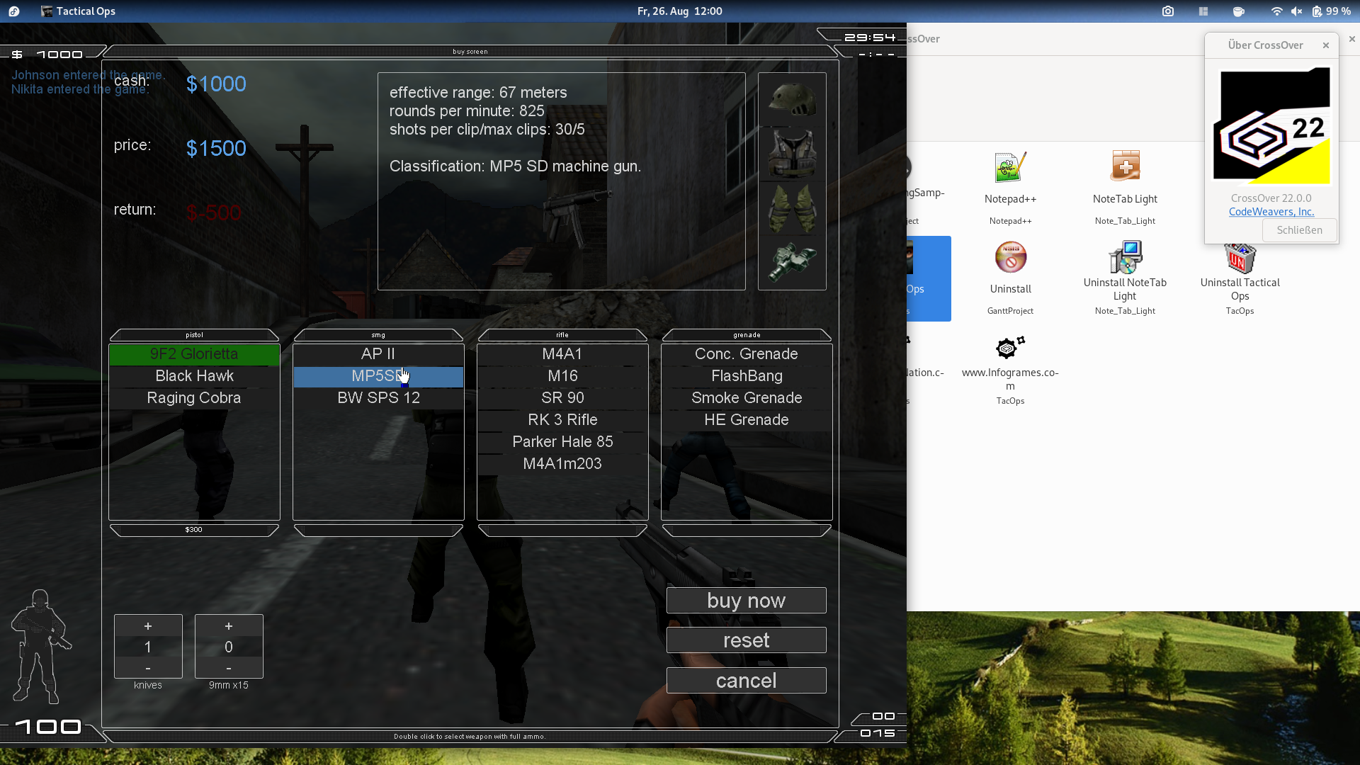 Will Tactical Ops: Assault on Terror run on Mac or Linux? | CodeWeavers