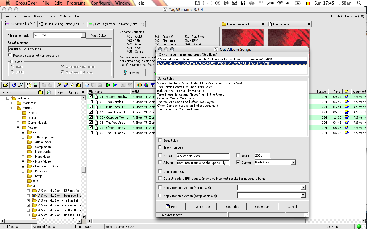 Will Tag&Rename run on Mac or Linux? | CodeWeavers