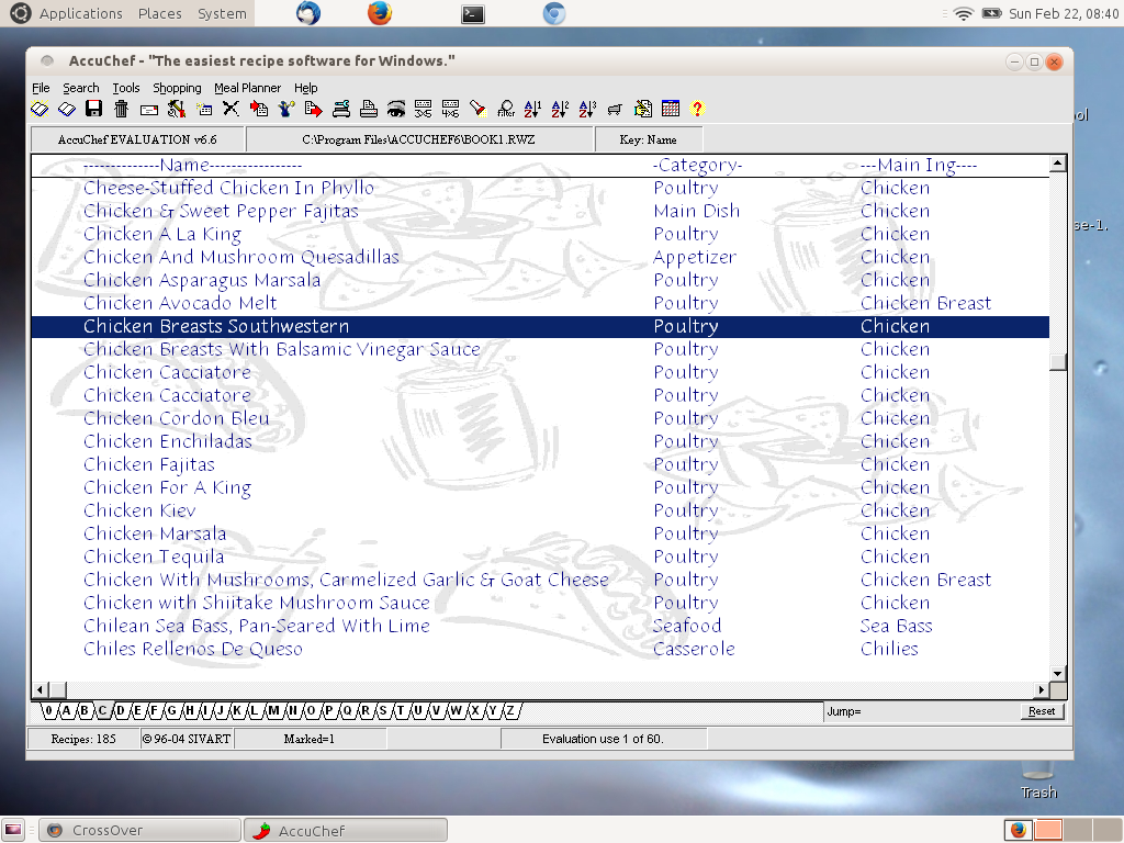 Media for AccuChef v6.6 | CodeWeavers