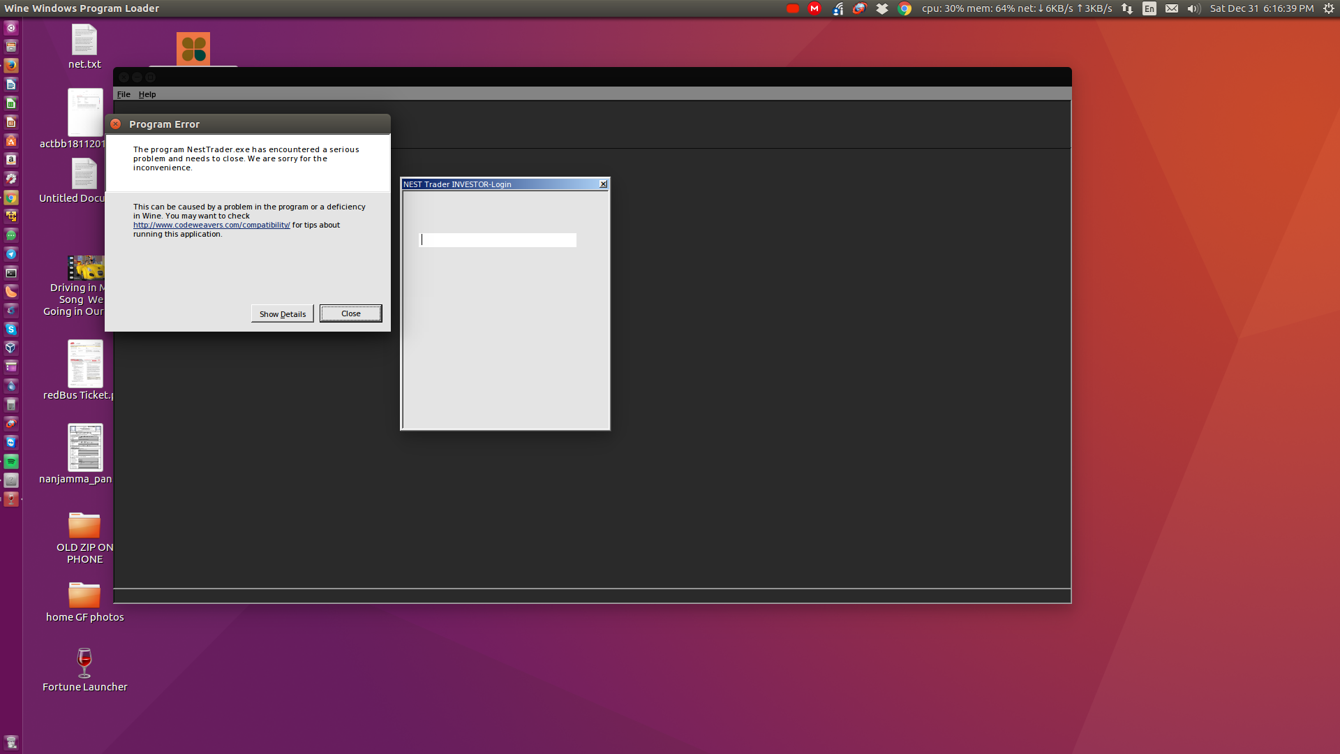 Will Nest Trader run on Mac or Linux? | CodeWeavers