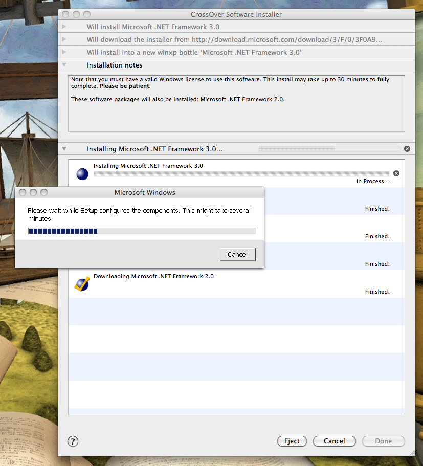 Will Microsoft Net Framework 30 Run On Mac Or Linux Codeweavers