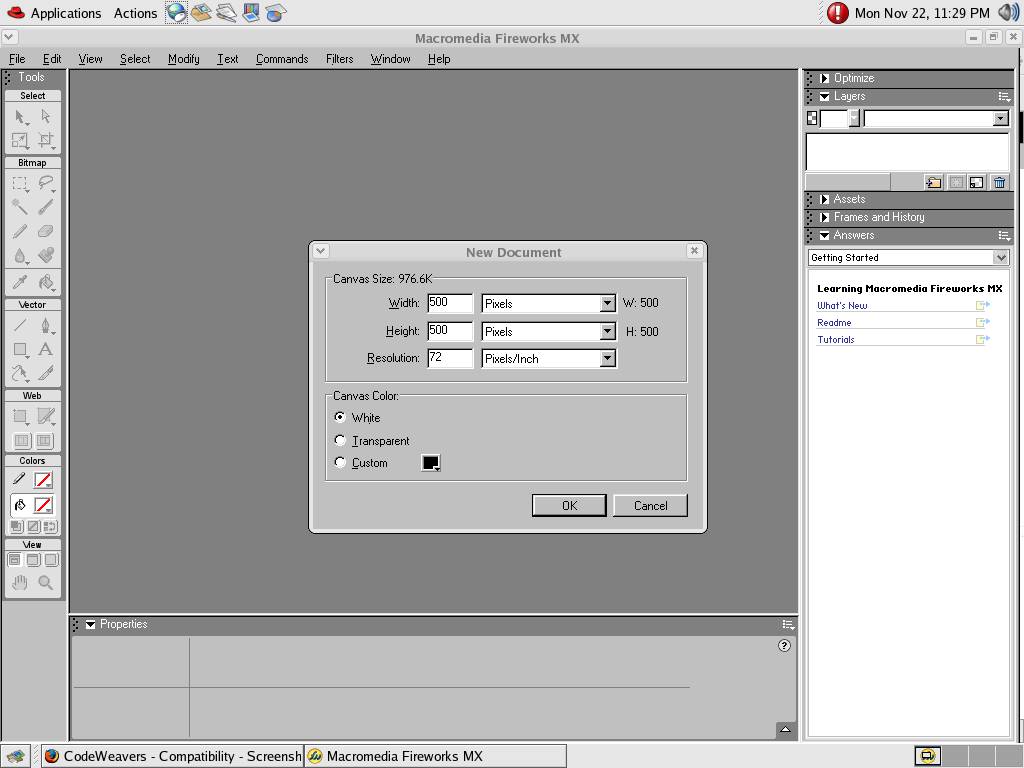 Will Fireworks MX run on Mac or Linux? | CodeWeavers